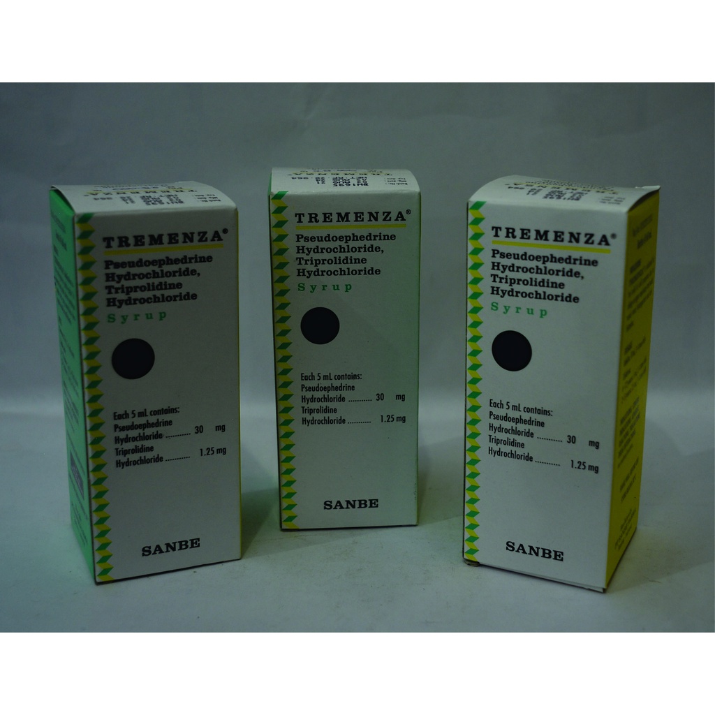 Jual Tremenza Sirup / Syrup 60 Ml (Obat Flu, Pilek dan Bersin-Bersin ...