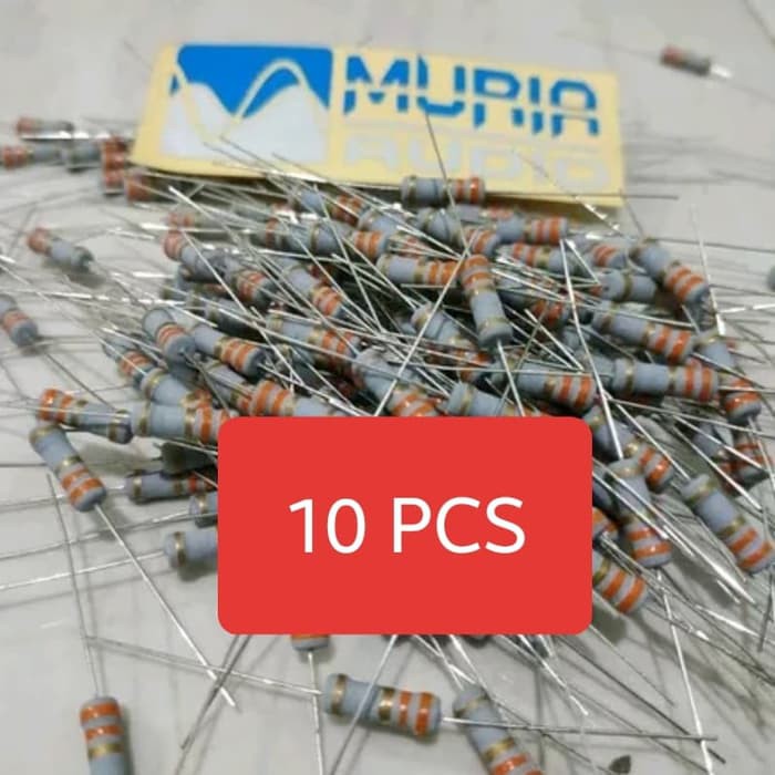 Jual RESISTOR KARBON 3,3 OHM 1 WATT / 3R3 1W / 3.3ohm 1watt | Shopee ...