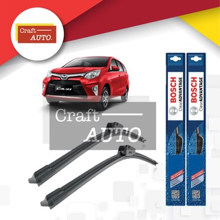 Wiper Mobil Frameless Sepasang (2pcs) Bosch Clear Advantage Toyota Calya Ukuran 22" & 17 ...