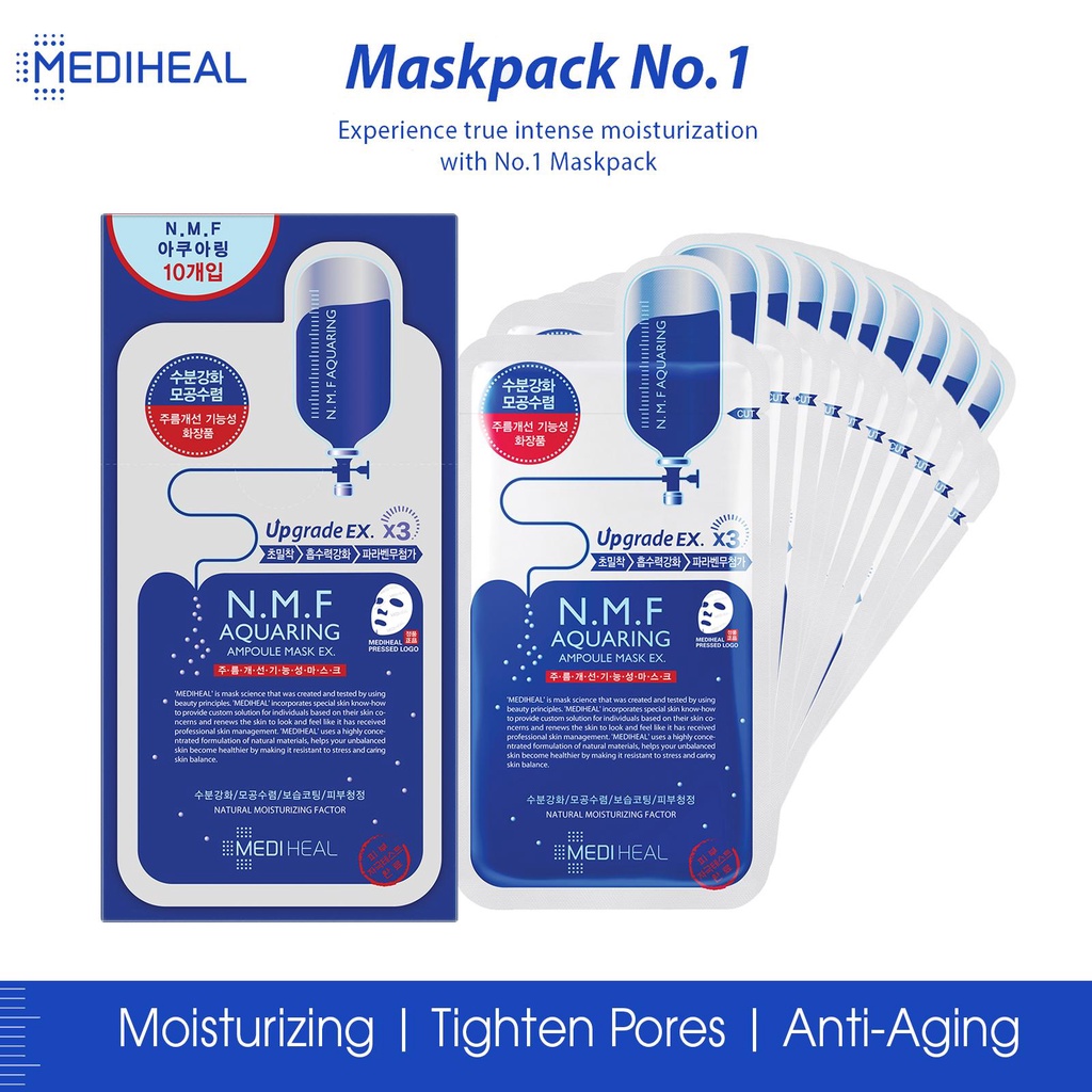 Jual Mediheal - Ampoule Mask EX / Line Friends Sheet Mask1ea / - NMF / PDF / IPI / EGT | Shopee ...