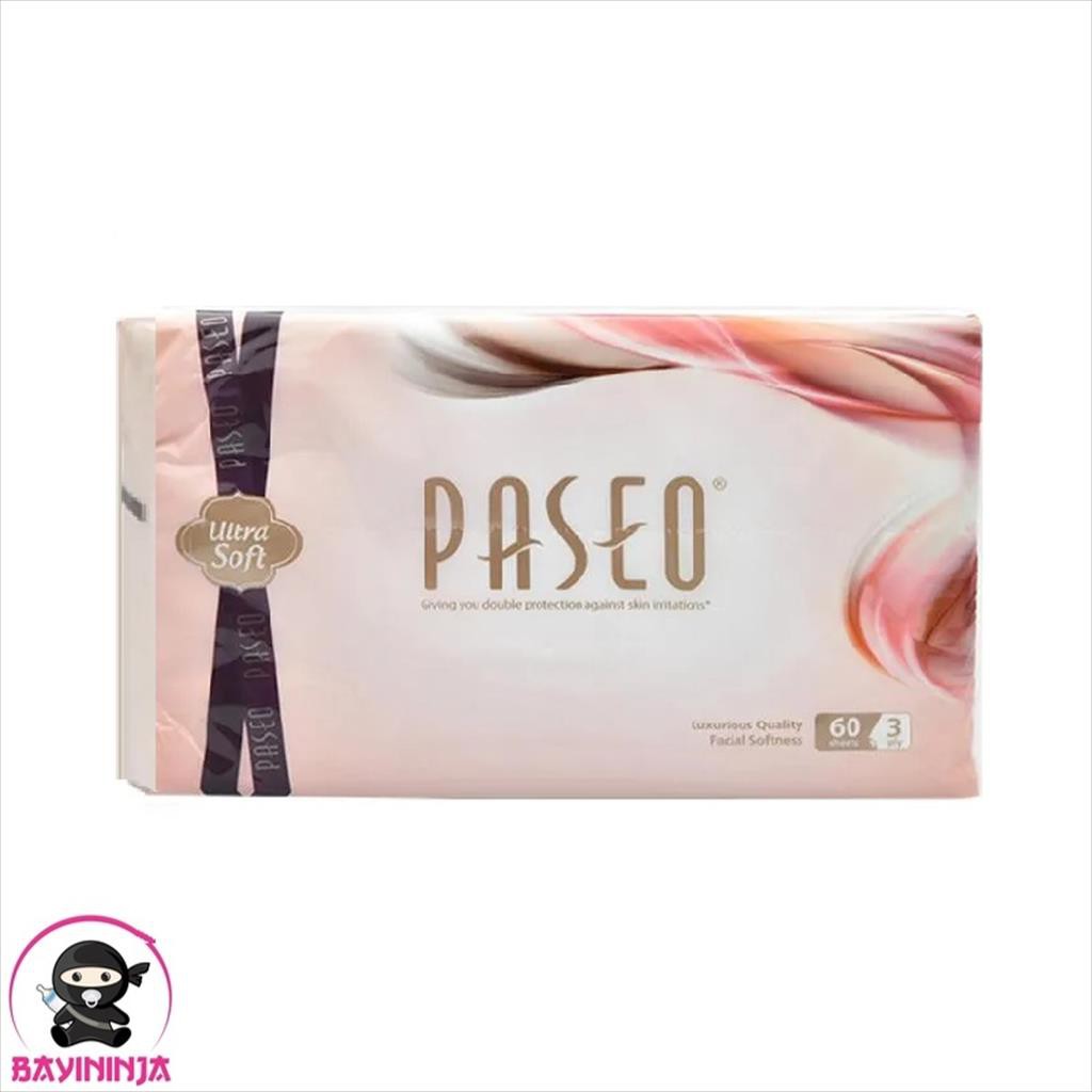 Jual PASEO Ultra Soft Tissue Wajah Travel Pack 60 s | Shopee Indonesia