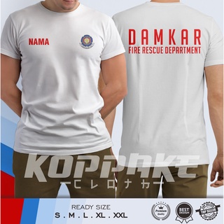 Jual Kaos DAMKAR Fire Rescue Department Request Nama Baju Distro ...