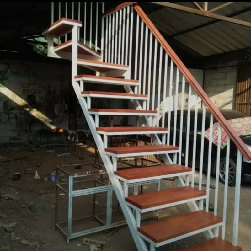 Jual railing tangga rebah trap kayu | Shopee Indonesia