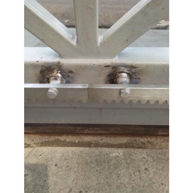 Jual Rel Besi Gerbang Geser Otomatis - Gear Rack Auto Sliding Gate ...