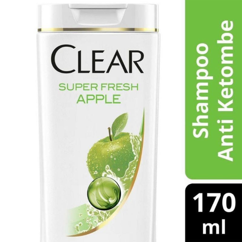 Jual CLEAR SHAMPOO SUPER FRESH APPLE 160ML (ANTI DANDRUFF) Indonesia ...