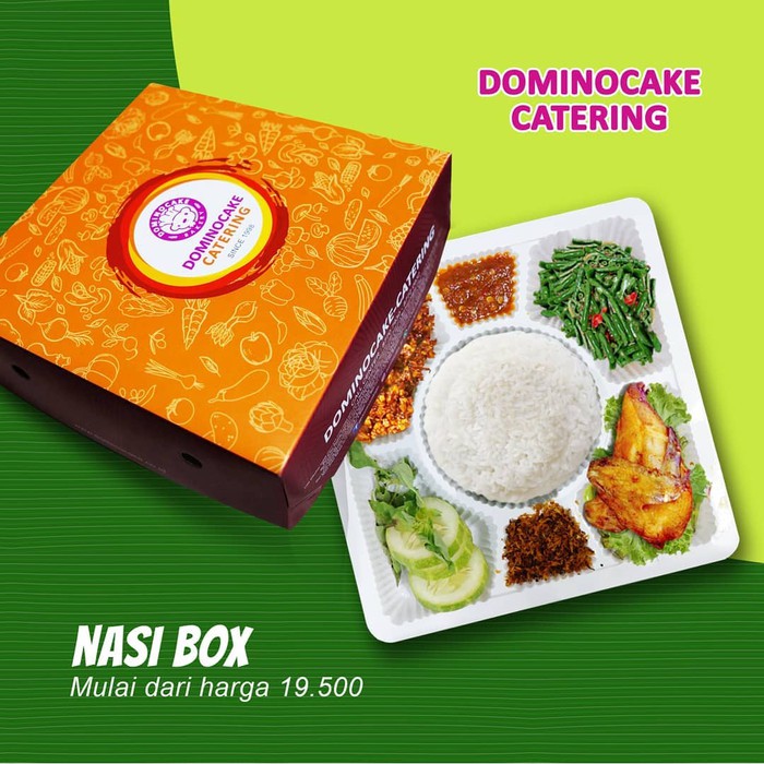 Jual Paket Nasi Box Murah - Nasi Box -Paket 2- Dominocake Catering Jakartag | Shopee Indonesia