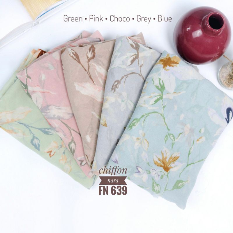 Jual [FN 639] Kain Sifon Nara - Lebar 1.15 - harga sesuai variasi | Shopee Indonesia