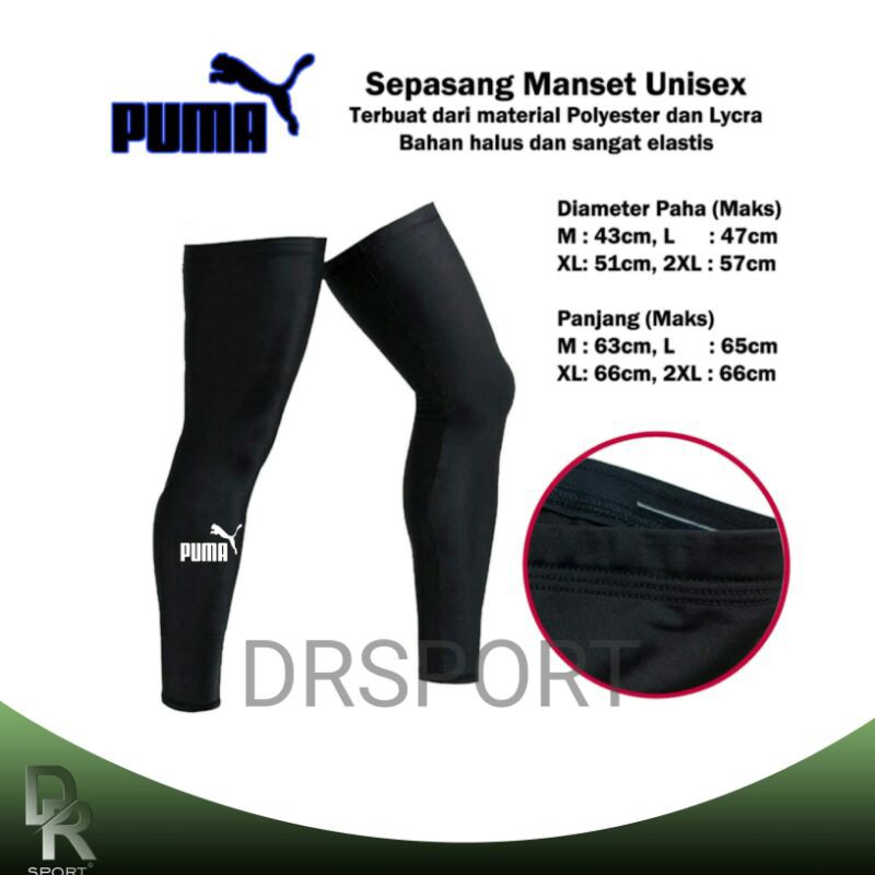 Jual Manset Kaki/LEG SLEEVE Pelindung Kaki Manset Kaki Volly Futsal ...