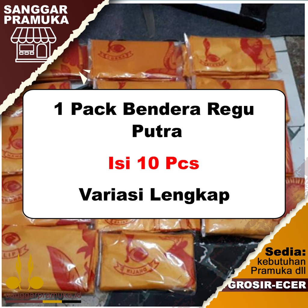 Jual 1 Pack Bendera Regu Pramuka Putra | Shopee Indonesia