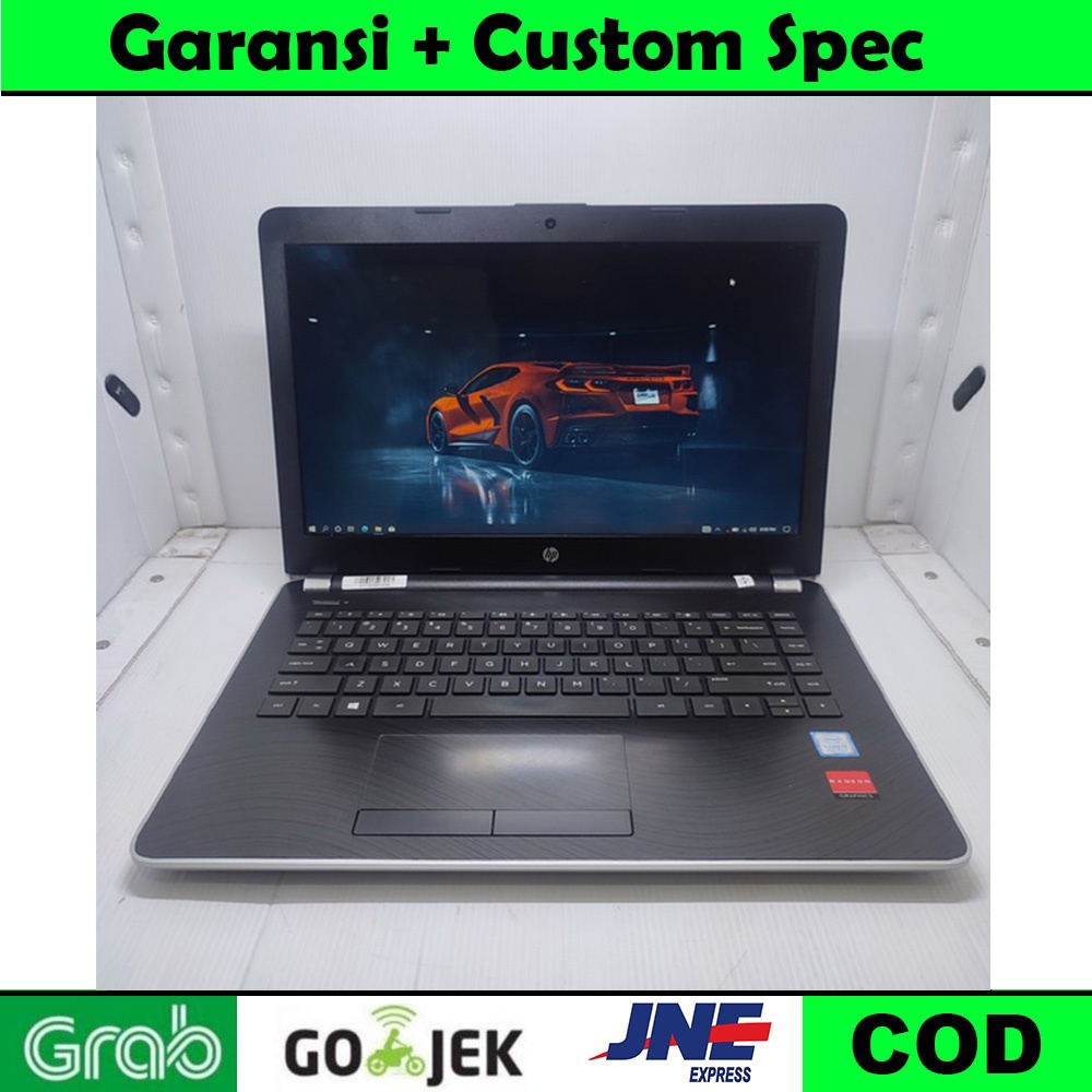 Jual Laptop Gaming Desain HP 14-bs128TX i5gen8 8/240 Radeon 2GB Mulus | Shopee Indonesia