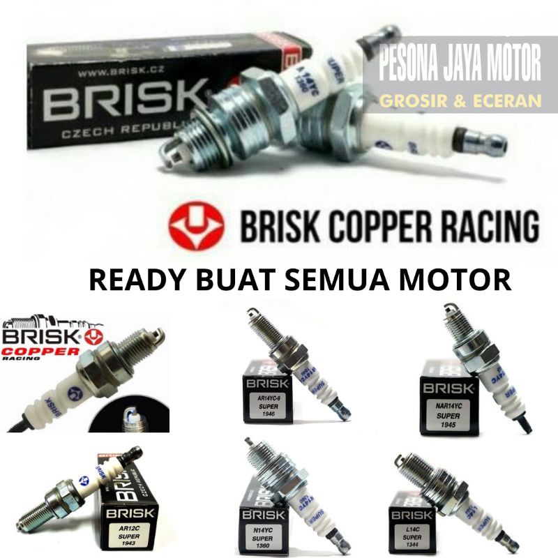 Jual Busi Racing Brisk Copper Ready Nmax,Aerox,Pcx,Vario,Beat,Mio ...