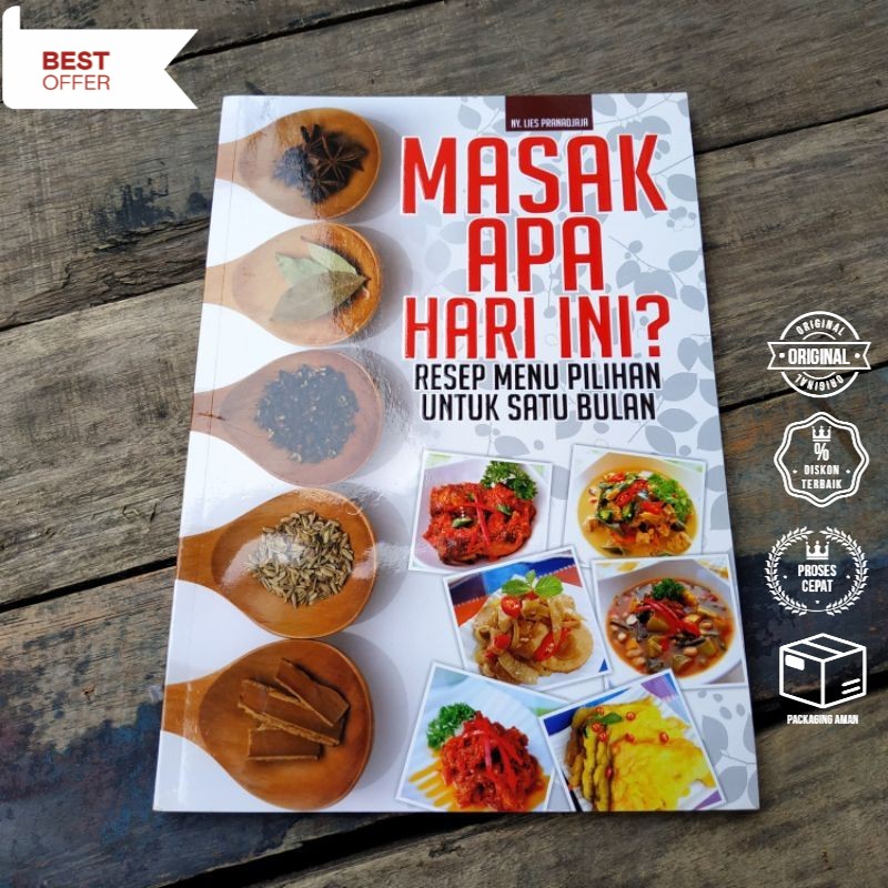 Jual Masak Apa Hari Ini? Resep Menu Pilihan untuk Satu Bulan (Buku ...