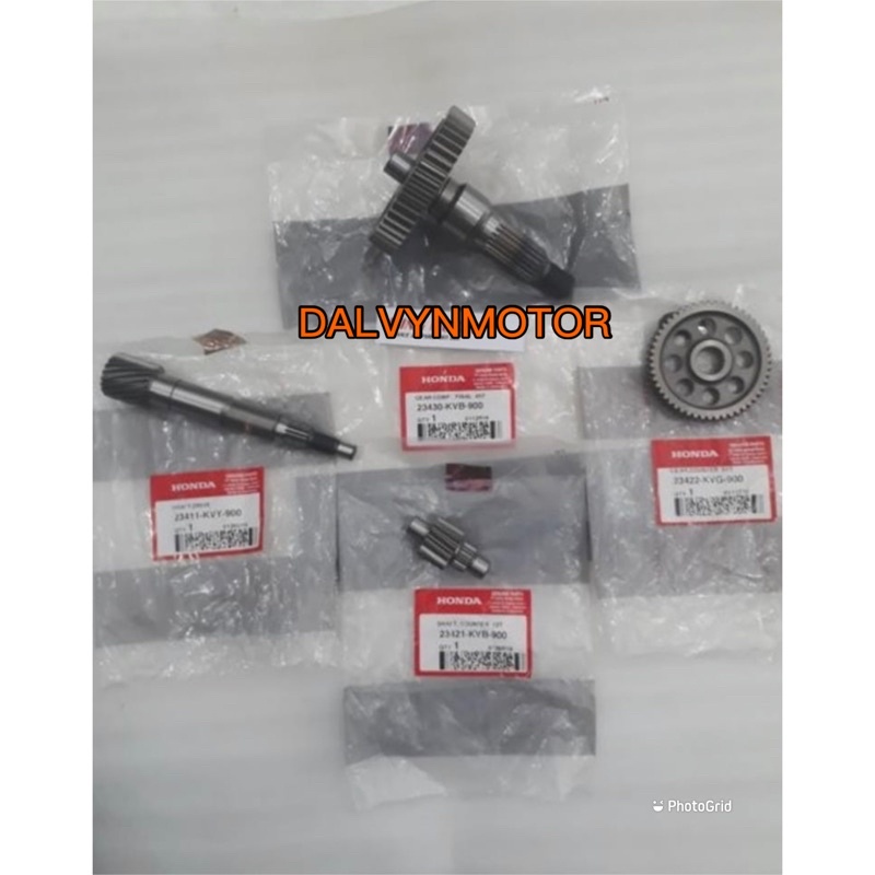 Jual GEAR RASIO GIGI RASIO AS PULLY AS RODA SET BEAT CARBU VARIO 110 ...