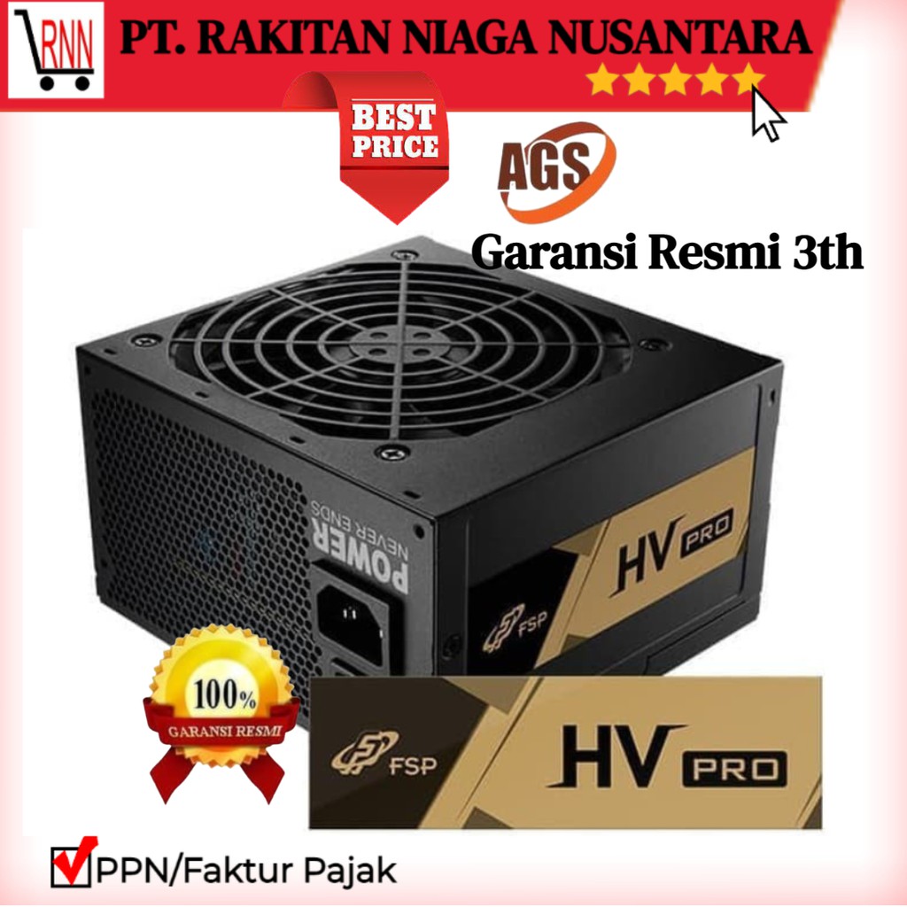 Jual FSP HV Pro 650W 80+ PSU FSP HV PRO 650 - GARANSI RESMI 3TH ...