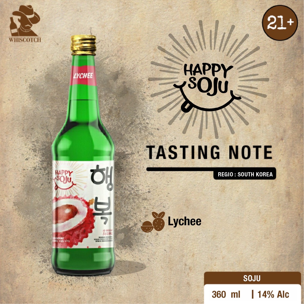 Jual Happy Soju Lychee | Shopee Indonesia