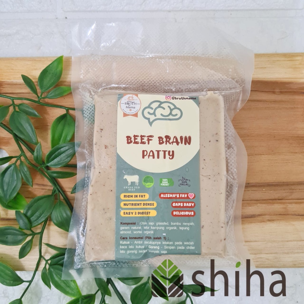 Jual BEEF BRAIN PATTY 200gr Otak Sapi Broth Mama Brothmama | Warung ...