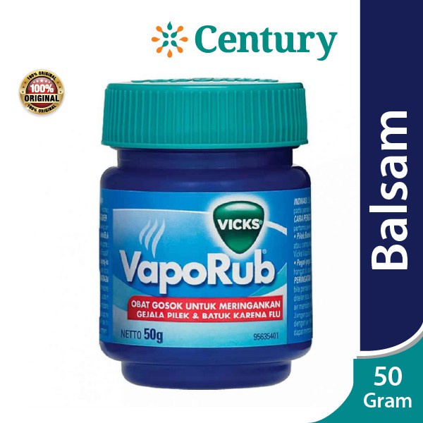 Jual Vicks Vaporup 50 gr / Balsem Menthol / Obat gosok Flu dan Batuk ...