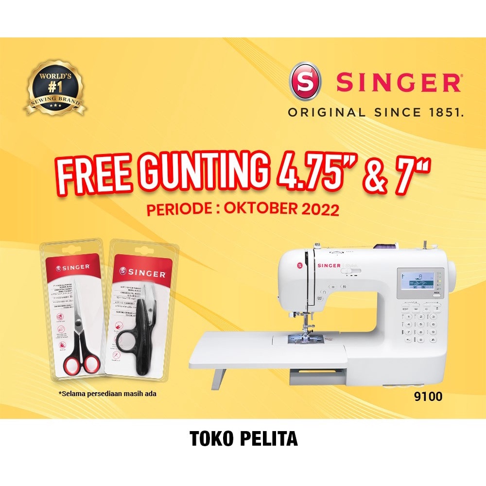 Jual Mesin jahit singer stylist 9100 ( Dealer resmi Singer ) | Shopee ...