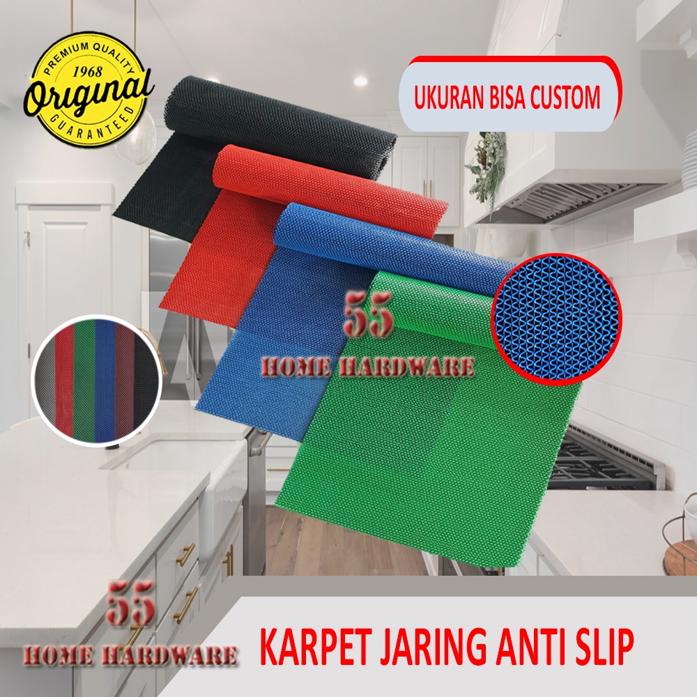 Jual KARPET KARET KESET KAMAR MANDI ANTI SLIP PVC / JARING 40 CM X 60 ...