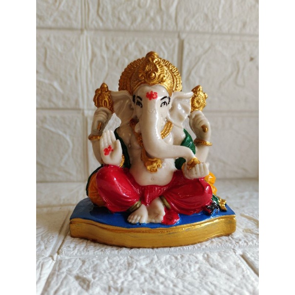 Jual Rupang Ganesha Patung Ganesa Mini Warna | Shopee Indonesia