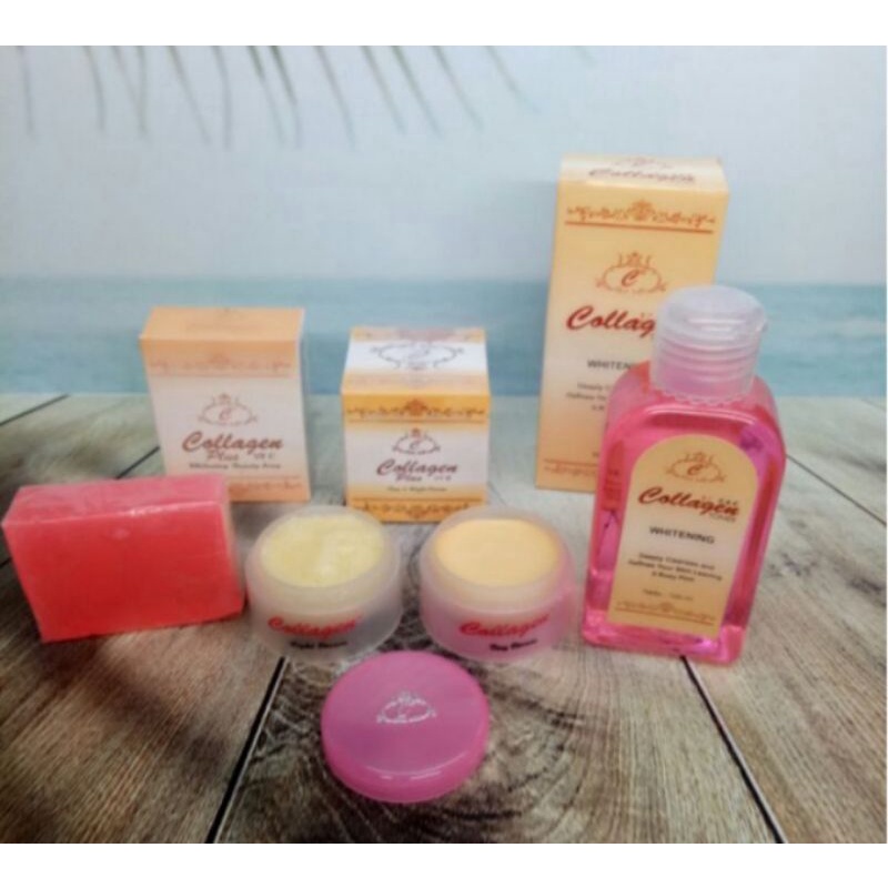 Jual PAKET CREAM COLLAGEN ORIGINAL 4IN1(CREAN COLLAGEN SUSUN SABUN DAN ...