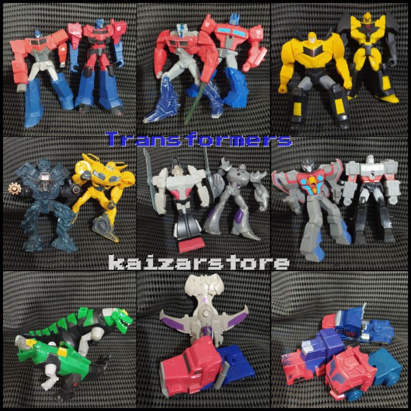 Jual Maianan Happy Meal Mcd Robot Transformers Optimus Prime Megatron Bumbelbee original murah ...