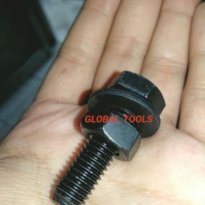 Baut mur baja 8.8 m10 x 30 baut hitam 10x30 kunci 17 high tensile bolt ... Baut mur baja 8.8 m10 x 30 baut hitam 10x30 kunci 17 high tensile bolt ...