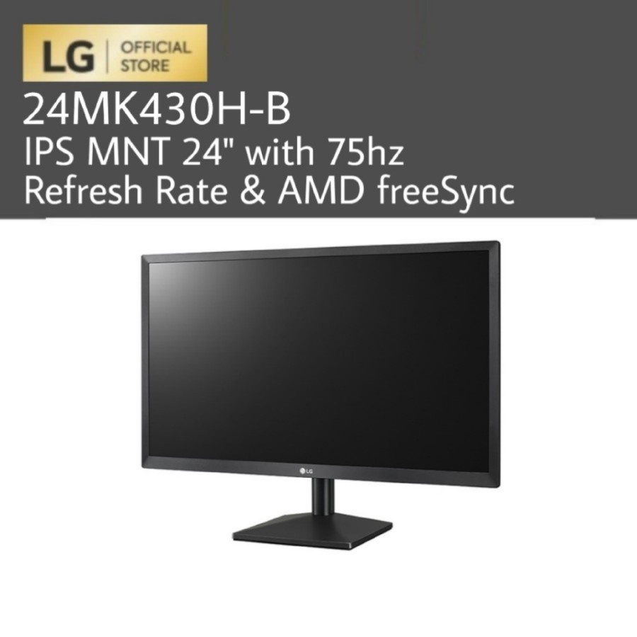 Jual Monitor LG 24 panel IPS with 75hz AMD freeSync MULUS | Shopee ...
