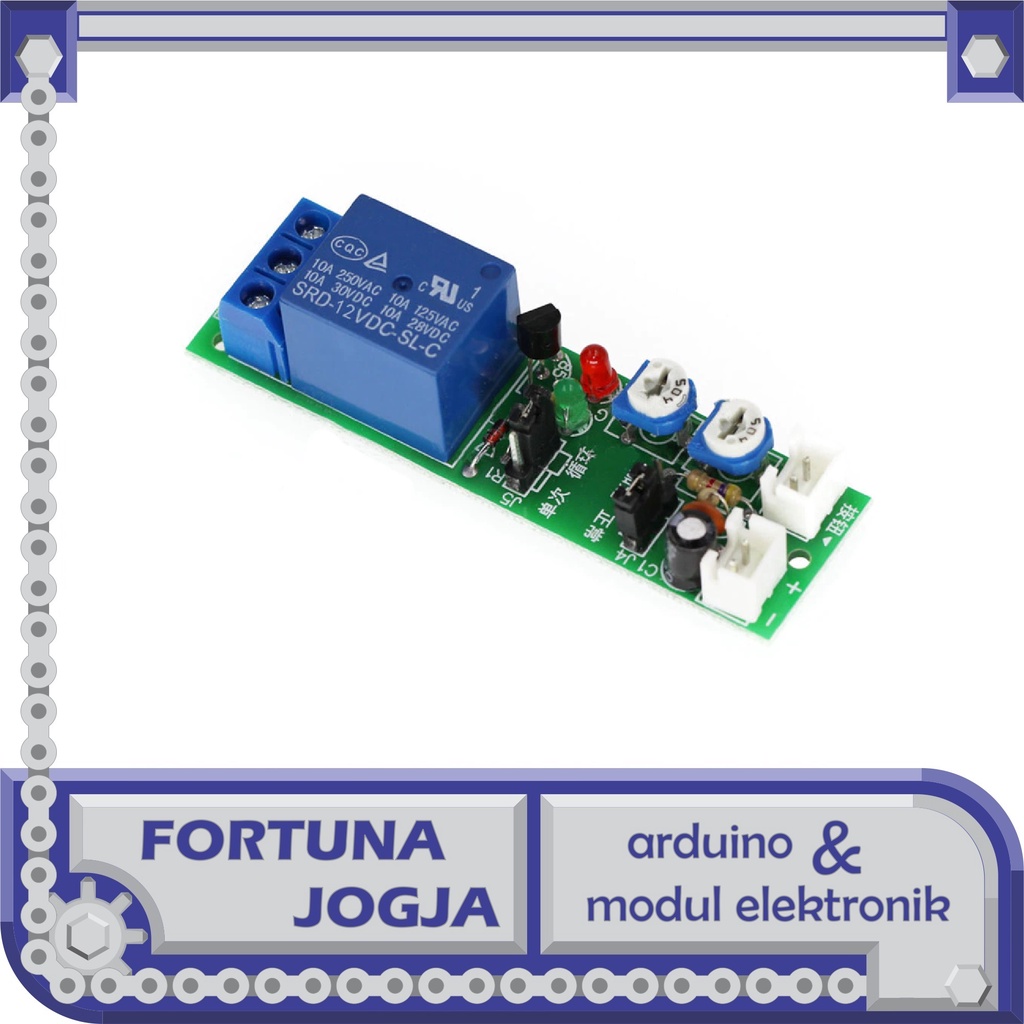 Jual Modul Relay Timer DC ON-OFF 0-15 Menit Siklus dengan Saklar ...