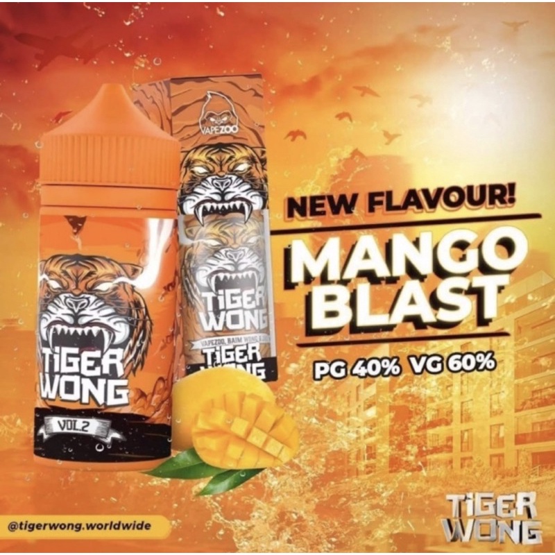 Jual Liquid TIGER WONG V2 100ml | Shopee Indonesia