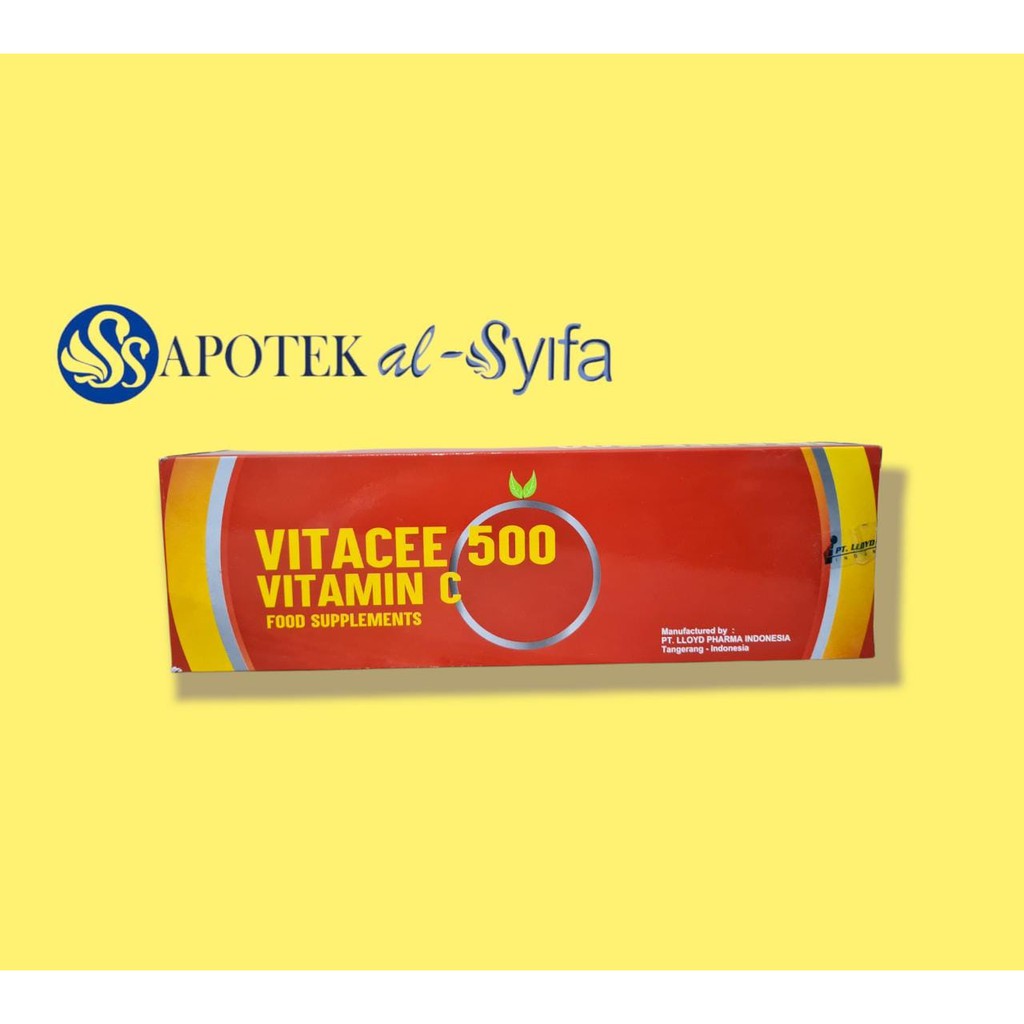 Jual Vitacee 500 Vitamin C 500mg 1 Box Isi 100 Tablet Shopee Indonesia