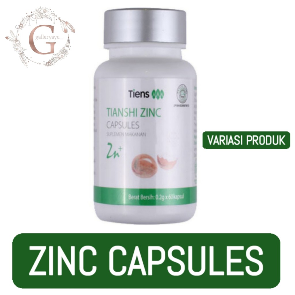 Jual Zinc Capsules Isi 60 Kapsul | Penggemuk / Peninggi / Penambah ...
