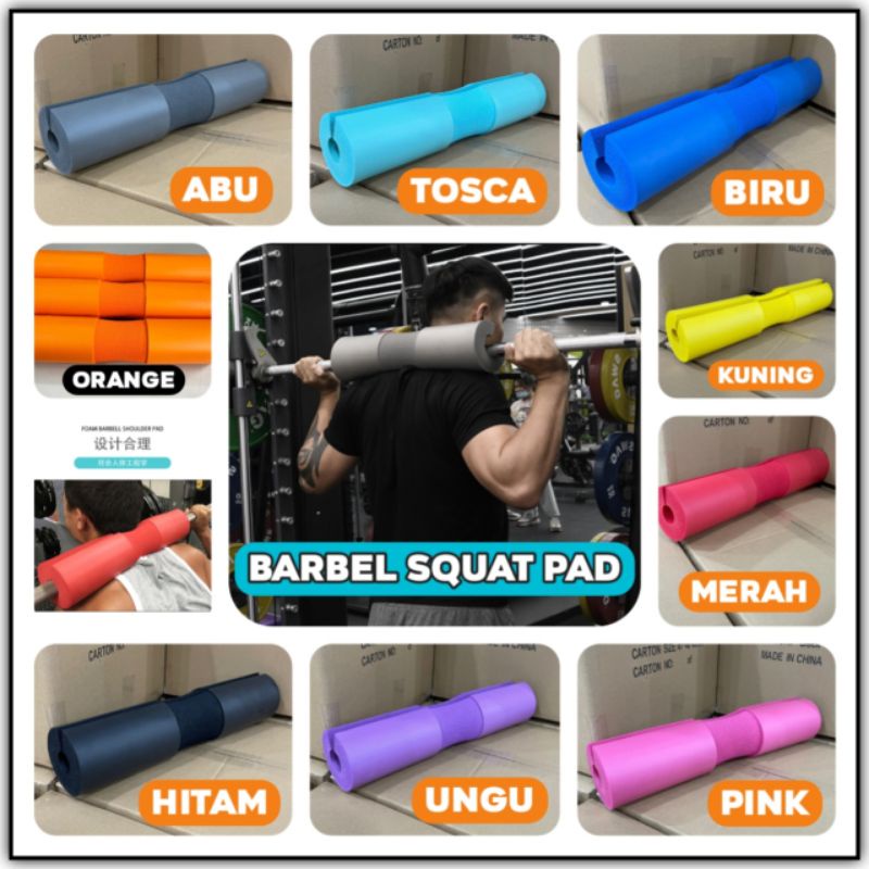 Jual barbell pad squat pad bantalan pelindung barbel busa barbel pad ...