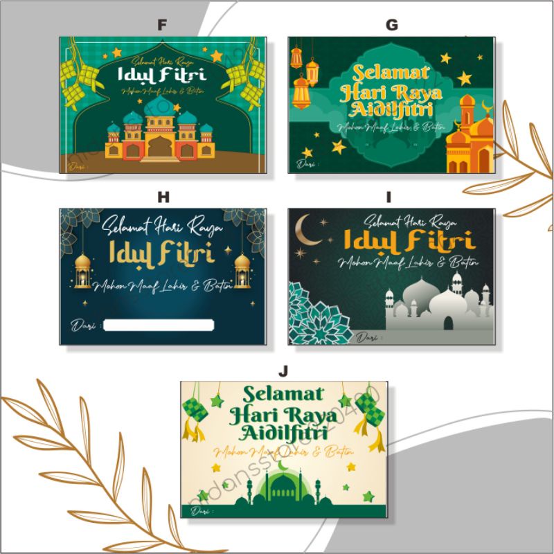 Jual KARTU LEBARAN | KARTU UCAPAN IDUL FITRI | SELAMAT HARI RAYA IDUL ...