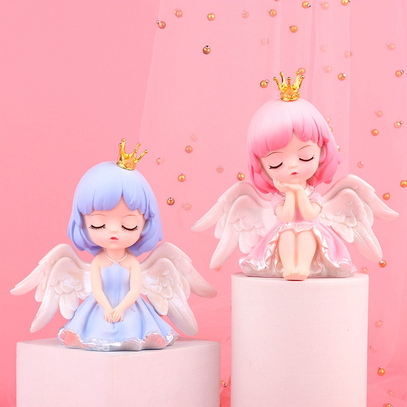 Jual CCB05 Cake Topper Boneka Peri Fairy Castle Istana Dekor Ultah ...