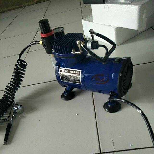 Kompresor Mini Compressor Complete Set With Air Brush H&L | Shopee ...