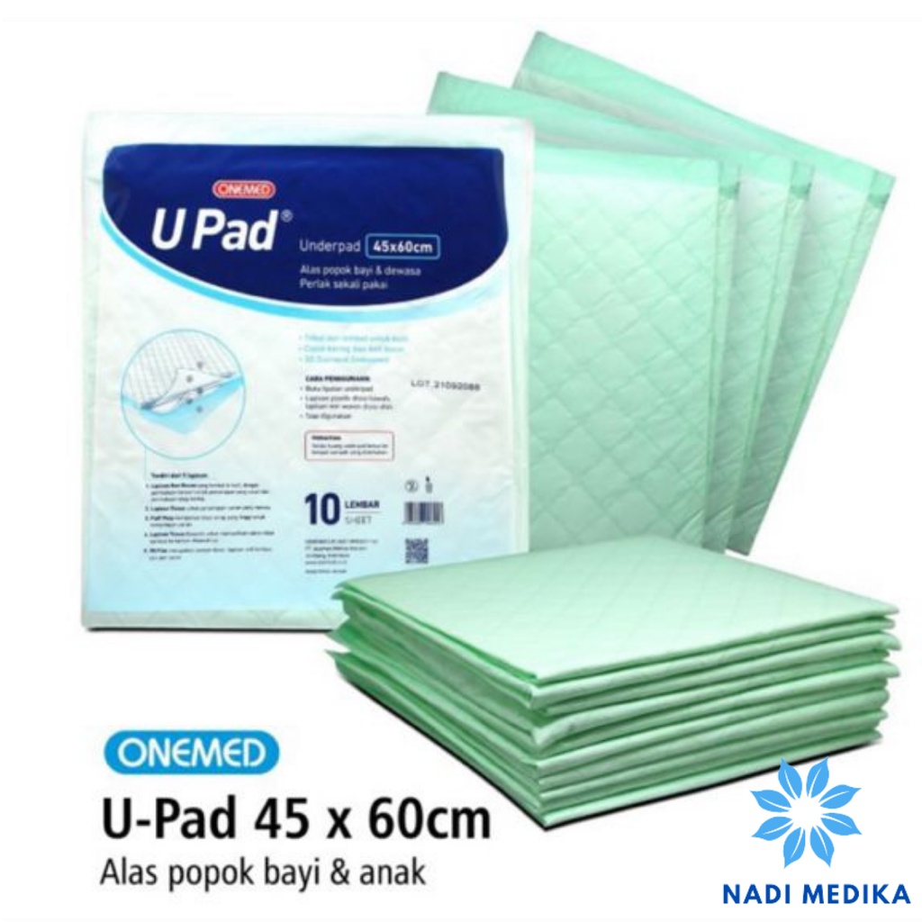Jual Perlak / Underpad Merk Onemed 45x60cm Pak Isi 10 Lembar | Shopee ...