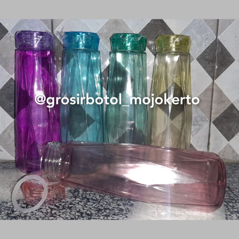 Jual BOTOL MINUM KACA KRISTAL DIAMOND 450ml | Shopee Indonesia