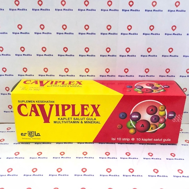 Jual Caviplex Box Isi 10 Strip @10 Tablet - Multivitamin | Shopee Indonesia