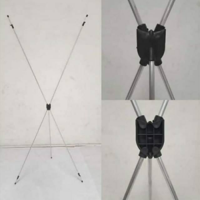 Jual Stan Standing Tiang Rangka Stand X Banner Benner Bener Alumunium ...