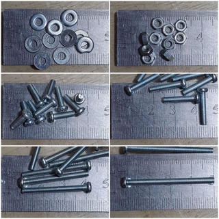 Jual 10pcs baut spacer m3 panjang 6mm 10mm 15mm 20mm 30mm 40mm 50mm 60mm /mur m3 / ring m3 1mm ...