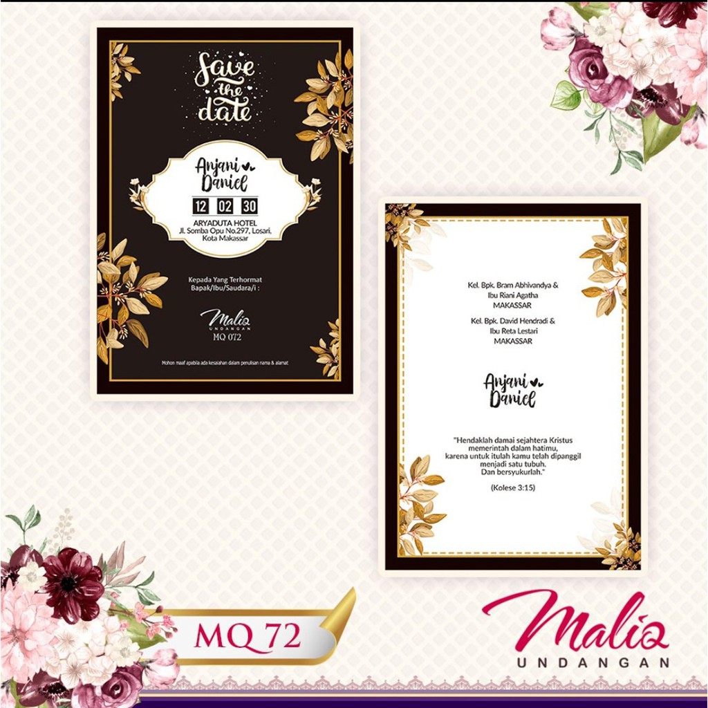 Jual Undangan Pernikahan Murah, cetak undangan, wedding card, wedding ...