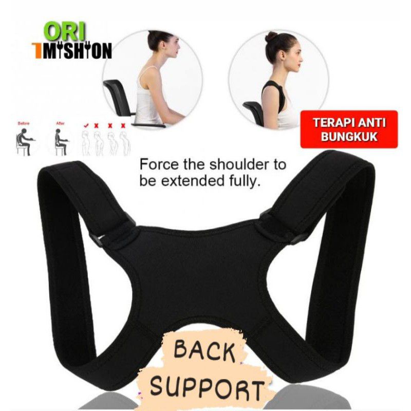 Jual BACK SUPPORT PENYANGGA PUNGGUNG BADAN TULANG BELAKANG KORSET ...