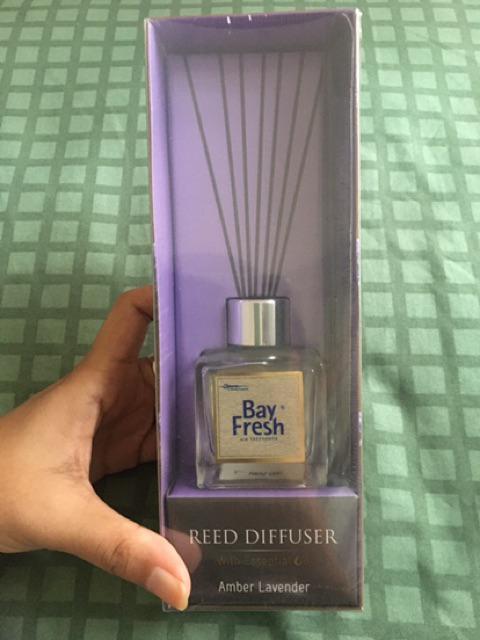Bayfresh Reed Diffuser Air Freshener Amber Lavender Regular 30 ml ...