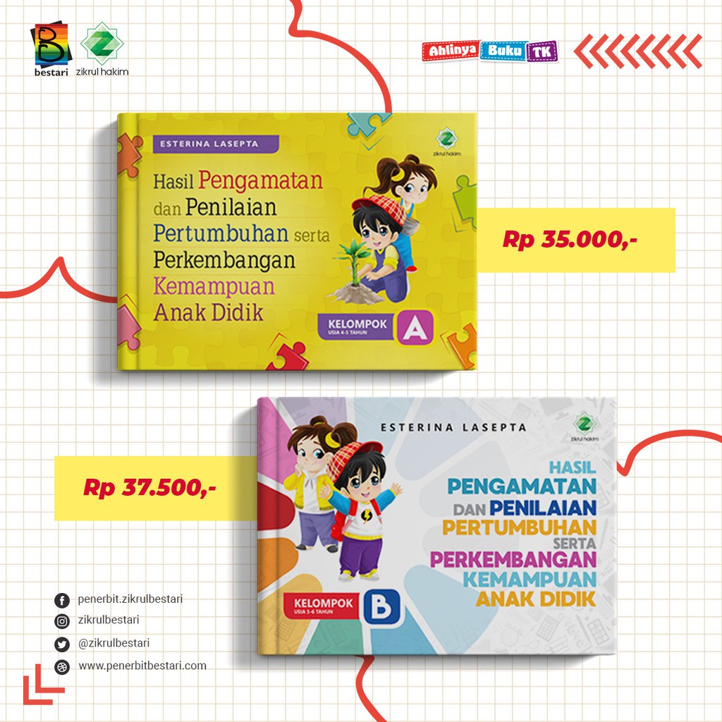 Jual Buku Panduan Guru Paud : Hasil Pengamatan dan Penilaian Peserta Didik | Buku TK - PAUD - RA ...
