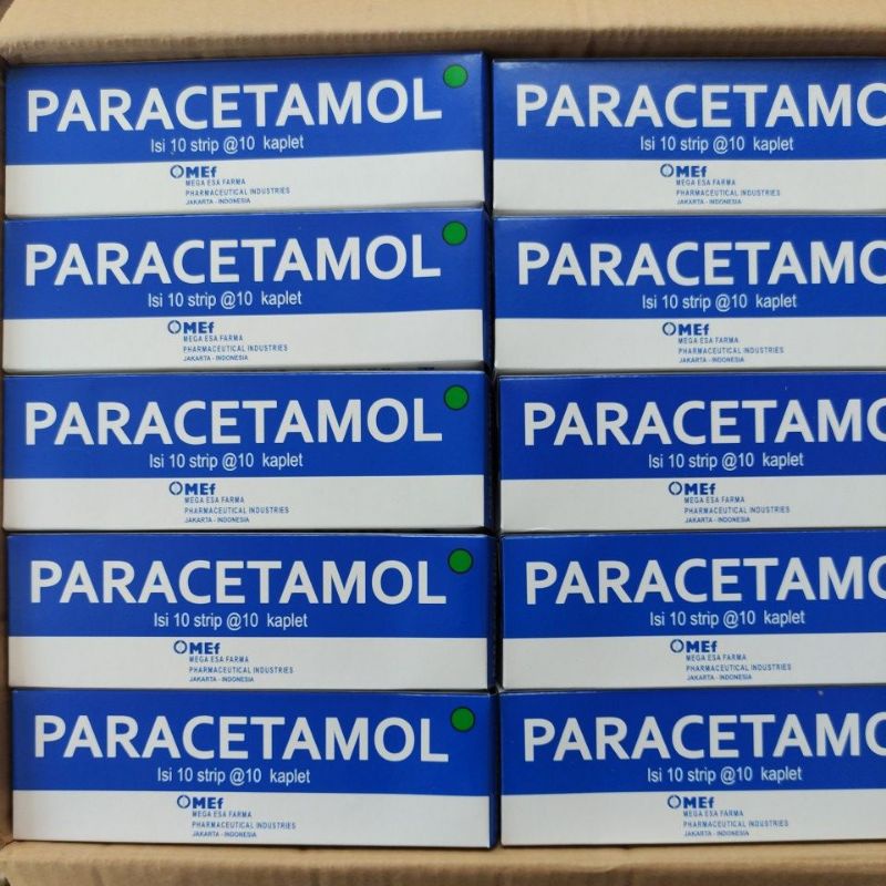 Jual PARACETAMOL MEF TABLET 500 MG ISI 100 TABLET | Shopee Indonesia