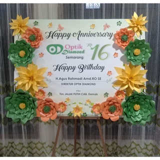 Jual Papan Bunga Kertas / indoor / karangan bunga semarang | Shopee ...