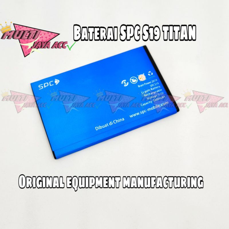 Jual Baterai SPC S19 TITAN 1.800mAh Original | Battery | Shopee Indonesia
