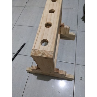 Jual dudukan tiang bendera petaka 2 lubang jagrak ukiran kayu Indonesia ...