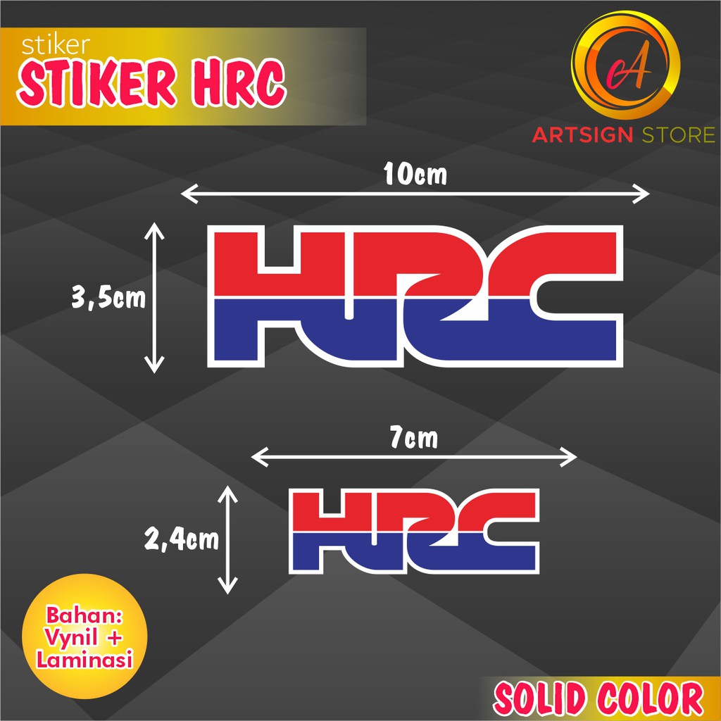 Jual Stiker HRC / Sticket HRC / Stiker Printing HRC / Cutting Stiker ...